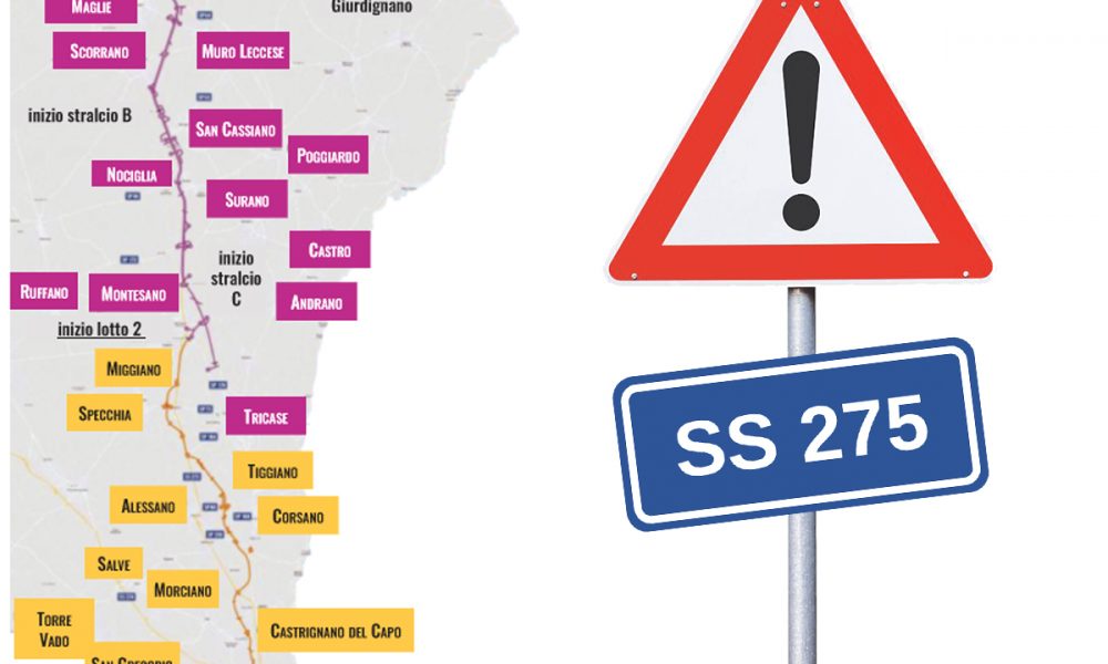 Ammodernamento e adeguamento SS 275, si procede a passo d’uomo | Il Gallo